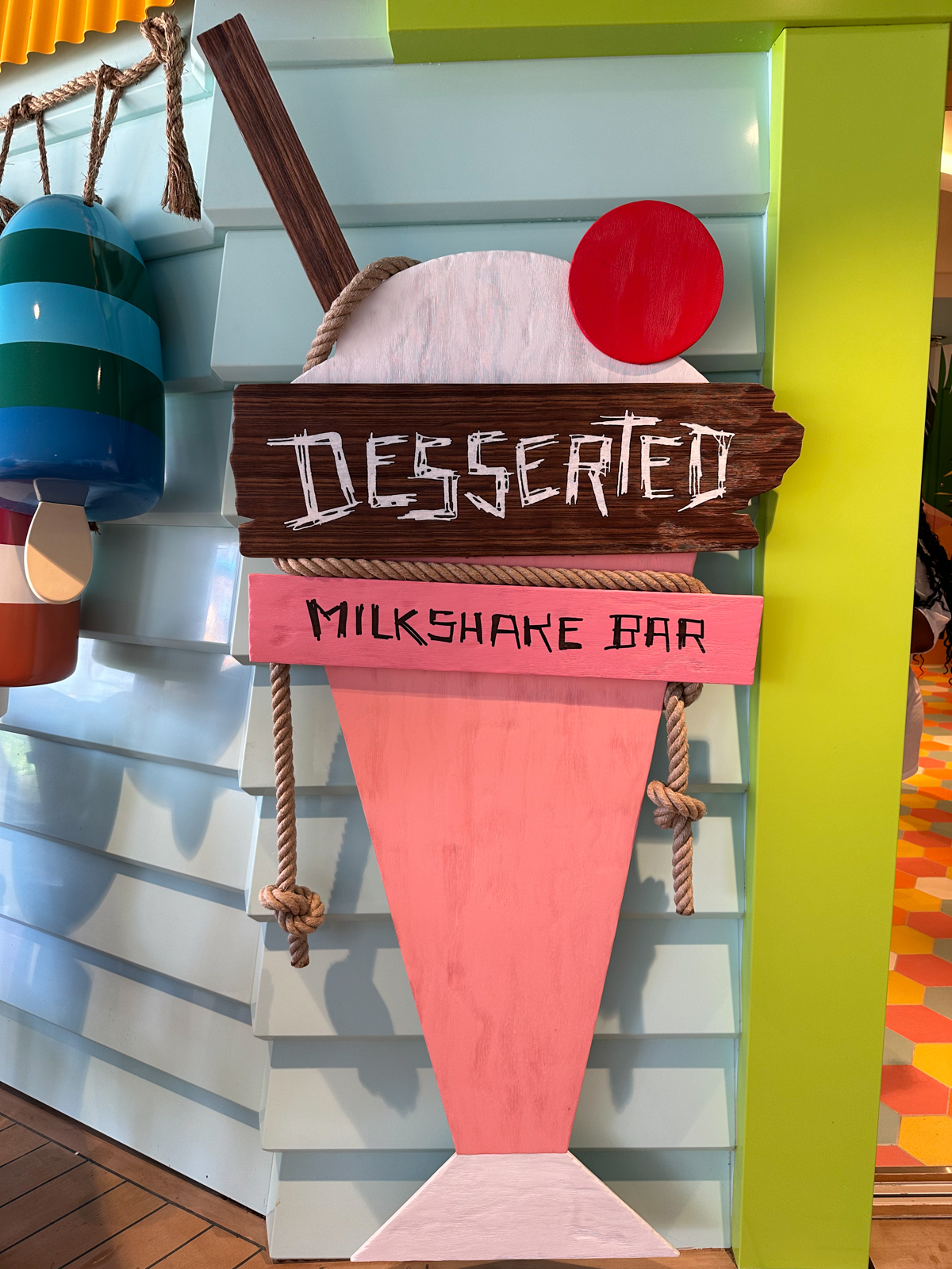 Desserted Milkshake Bar on Icon of the Seas - See Us Cruise